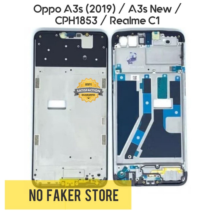 Jual Frame / Tatakan Lcd Oppo A3s (2019) / CPH1853 | Tulang Tengah Rilmi 2 / Rilmi C1 | Shopee ...
