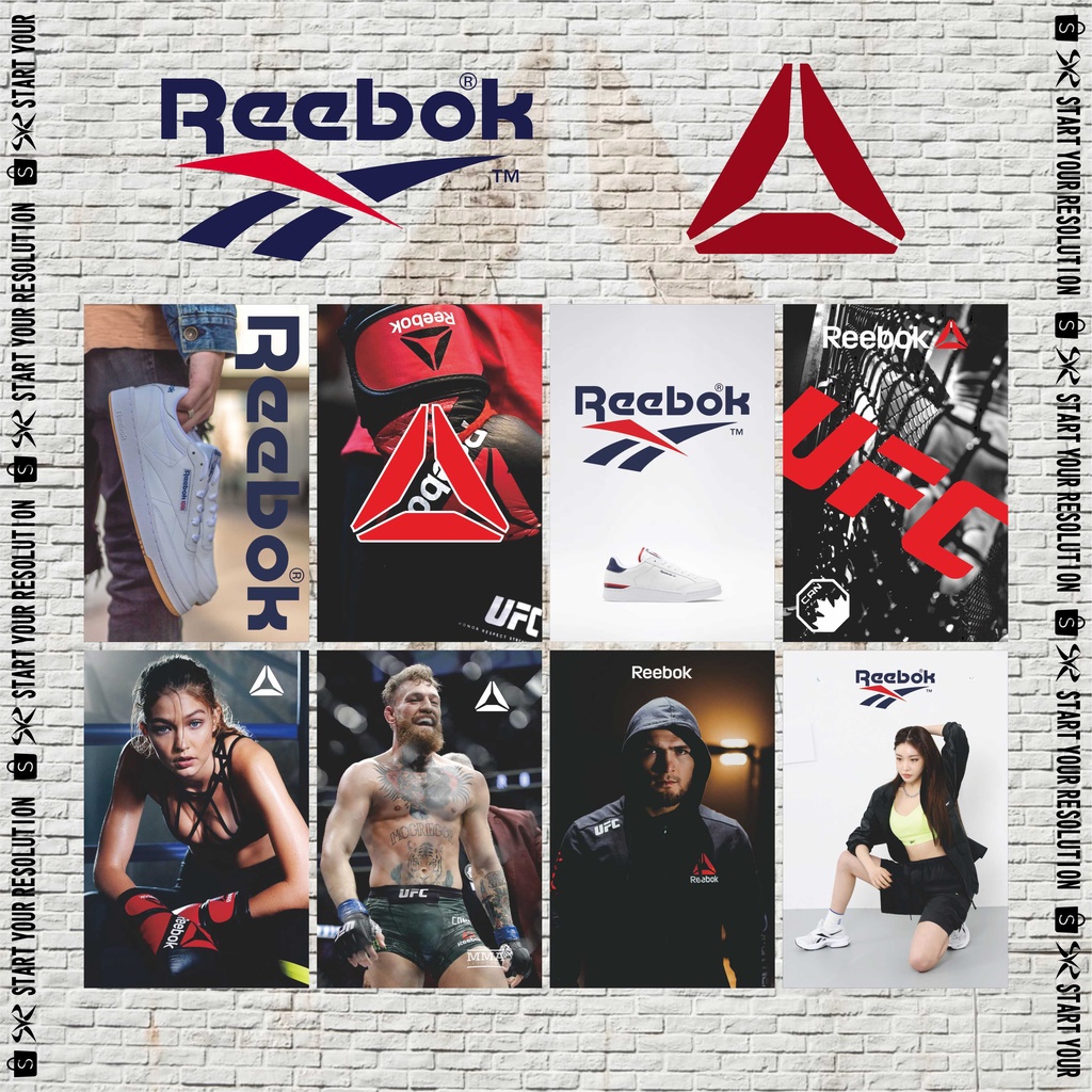 Jual Poster Dinding Reebok | UFC / MMA | Poster Brand Sport Sepatu ...