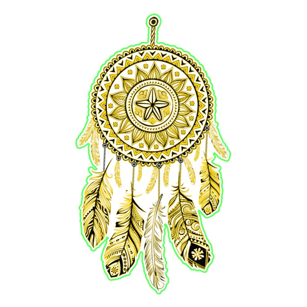 Jual Lolitattoo Tribal Dream Catcher Glow Temporary Tattoo | Shopee ...