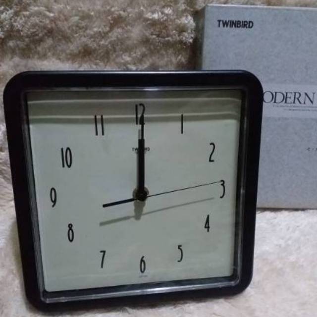 Jual Jam dinding jam pajangan meja modern clock original twinbird ...