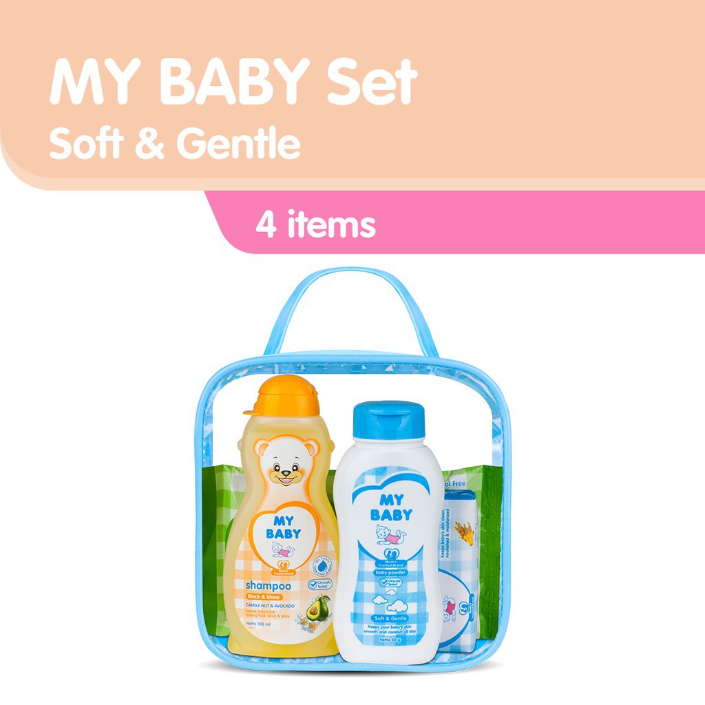 Jual My Baby Paket Perlengkapan Bayi_MY BABY Set Soft & Gentle_Bedak ...