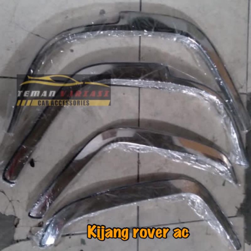 Jual LIST ATAS BAN OVER FENDER TRIM MOBIL KJ KIJANG ROVER AC CHROME ...