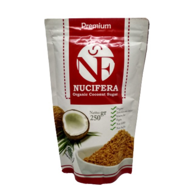 Jual Indococo - Nucifera Organic Coconut Sugar Gula Kelapa - 250 Gr ...