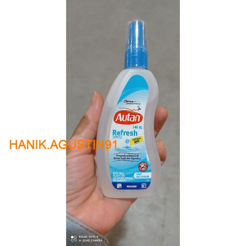 Jual Autan Refresh Spritz Spray 100 Ml | Shopee Indonesia
