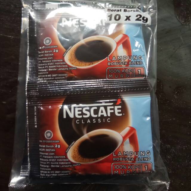Jual Kopi nescafe classic sachet 2gr | Shopee Indonesia