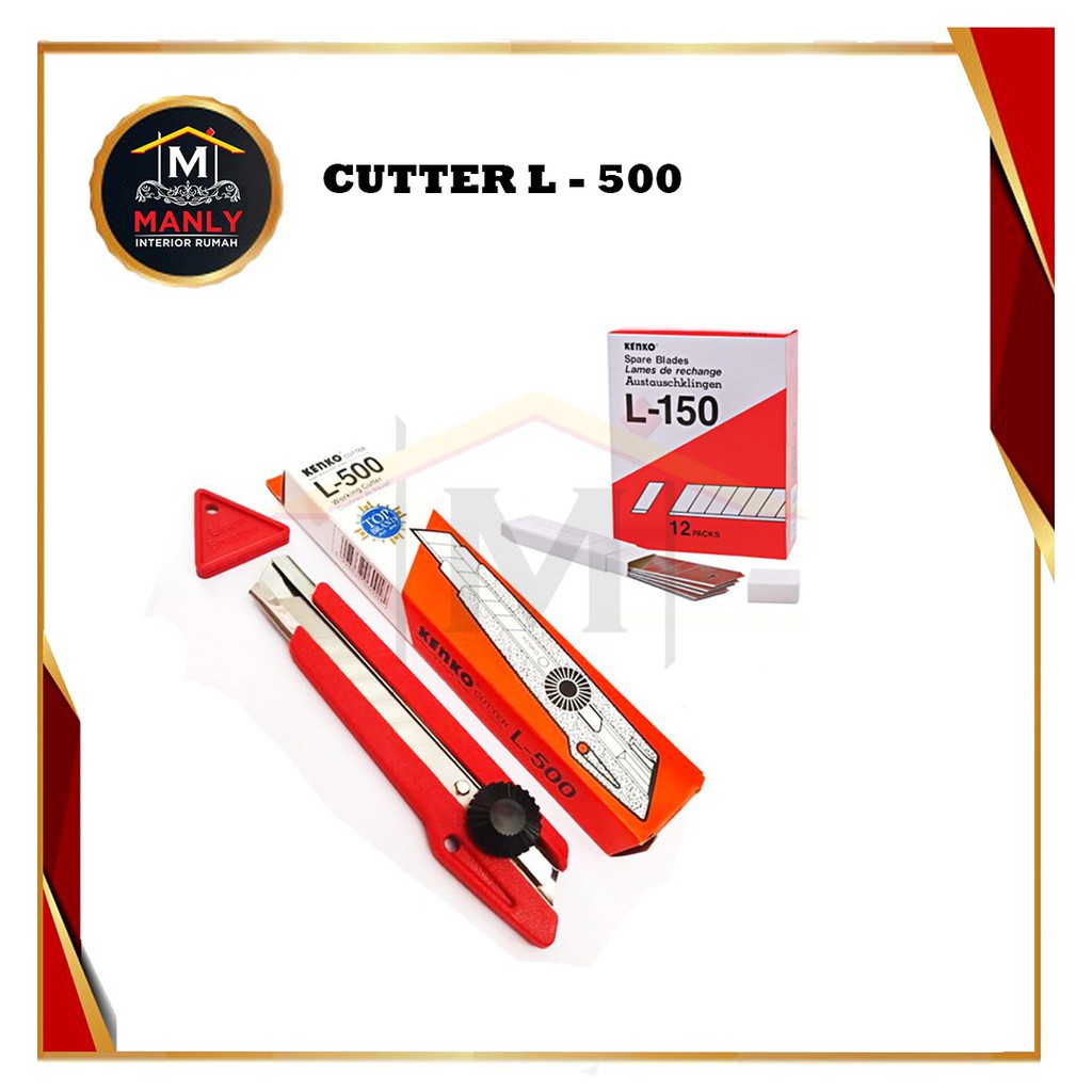 Jual Cutter Besar L - 500 Merk Pisau Cutter & Reffil Cutter L - 150 ...