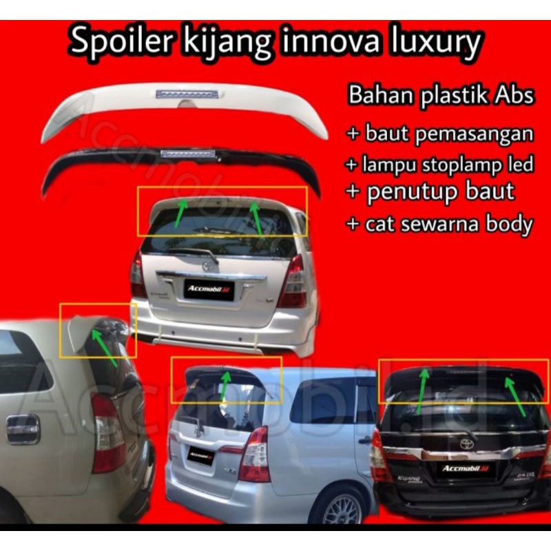 Jual spoiler innova tipe luxury | Shopee Indonesia