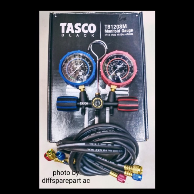 Jual Manifold AC Tasco R22 R12 R134 R404 TB120SM | Shopee Indonesia