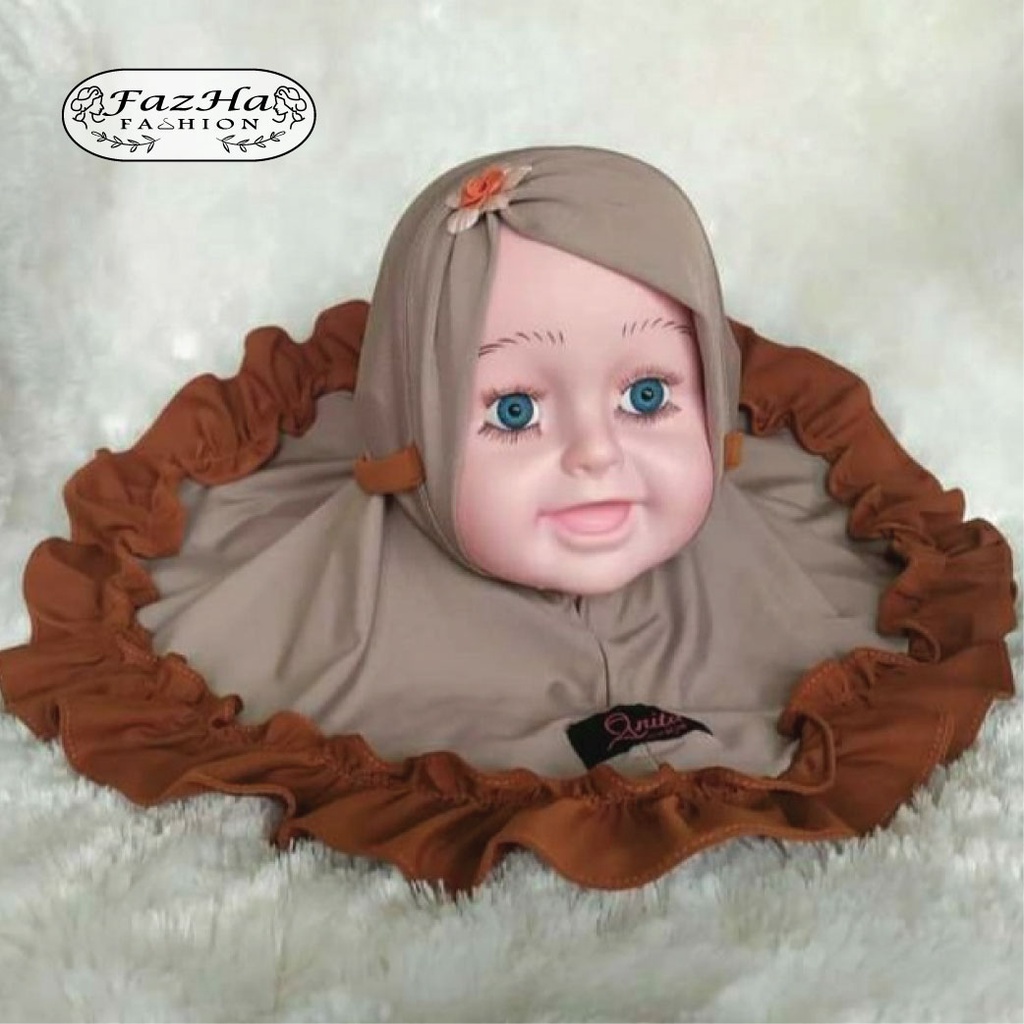 Jual Jilbab/Hijab Instan Anak Bunga By Arzeti | Shopee Indonesia