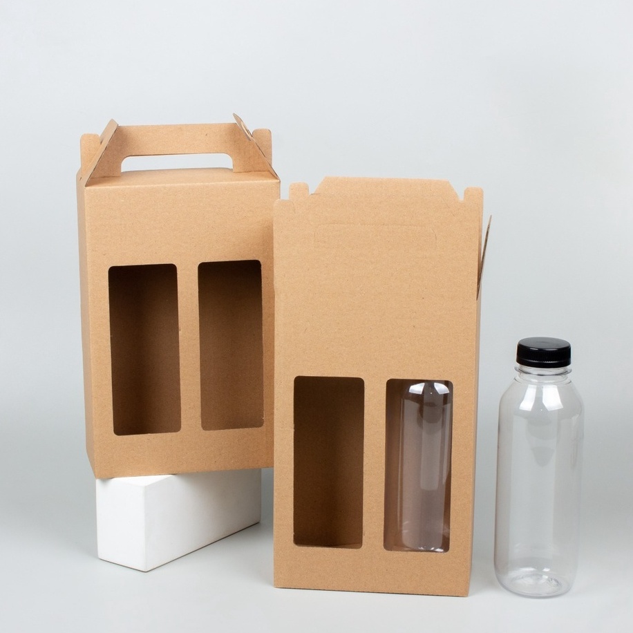 Jual ( 10 pcs ) Box Kardus Jinjing Botol Kale 500ml Isi 2 Dus Tenteng ...