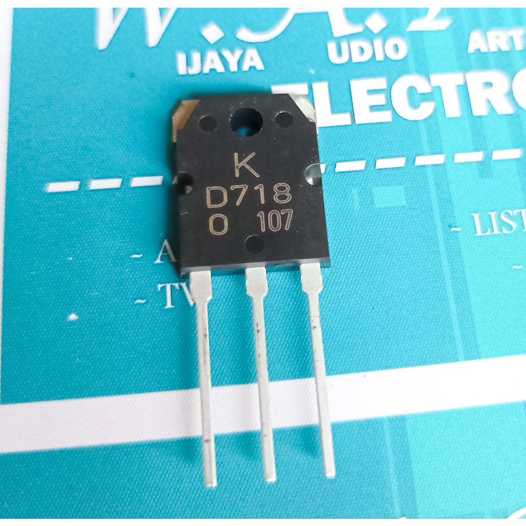 Jual harga 1 pcs 2SD718 2S D718 SERI 107 Original Silicon NPN Power ...