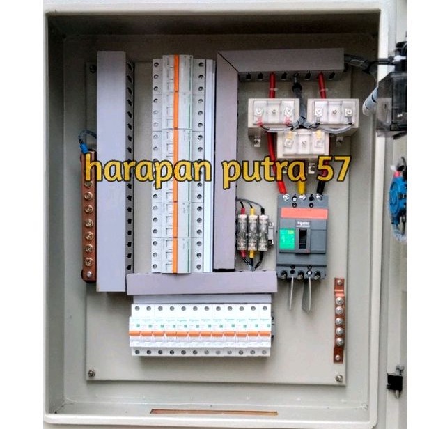 Jual PANEL INSTALASI LISTRIK 3PHASE 18group daya maks 33.000va | Shopee ...