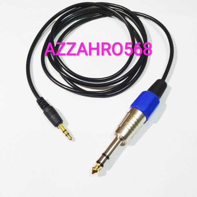 Jual Kabel Audio Aux 3.5mm Stereo Male Gold Plate To TRS/Akai Stereo Male 0,5 Meter | Shopee ...