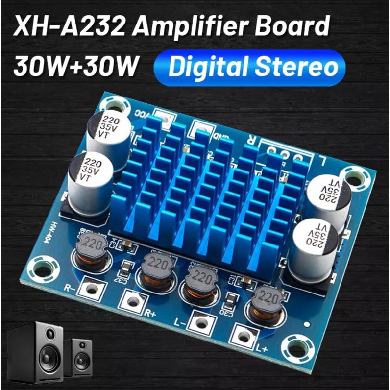 Jual Stereo Digital Amplifier 30W + 30W XH-A232 TPA3110 | Shopee Indonesia