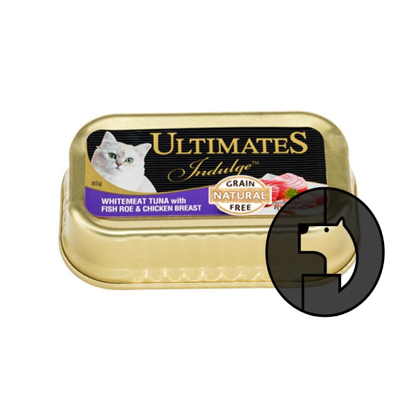 Jual ultimate indulge 85 gr cat whitemeat tuna fish roe chicken breast ...