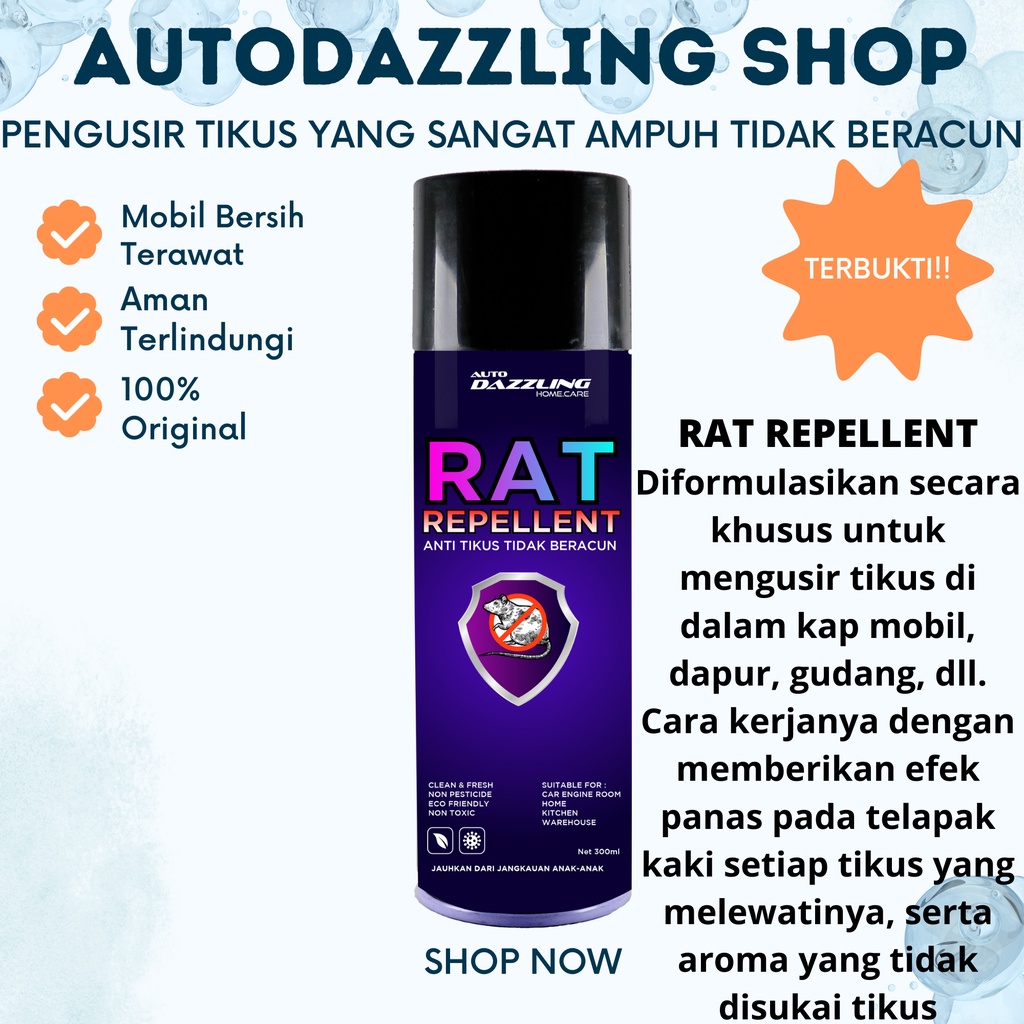 Jual Rat Repellent Anti Tikus Alami Pengusir Tikus Ruang Mesin Mobil ...