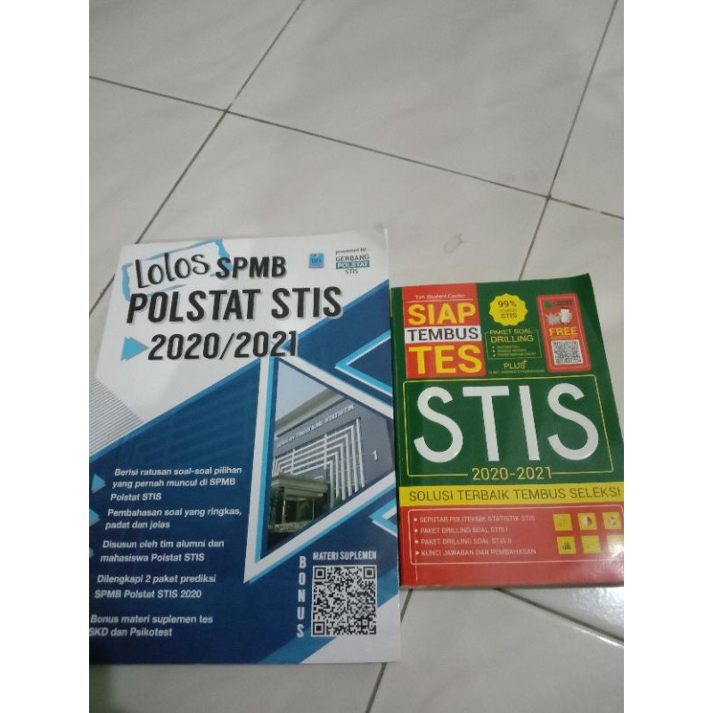 Jual BUKU LOLOS UJIAN MASUK / SPMB POLSTAT STIS 2020 / 2021 (TAKE ALL ...