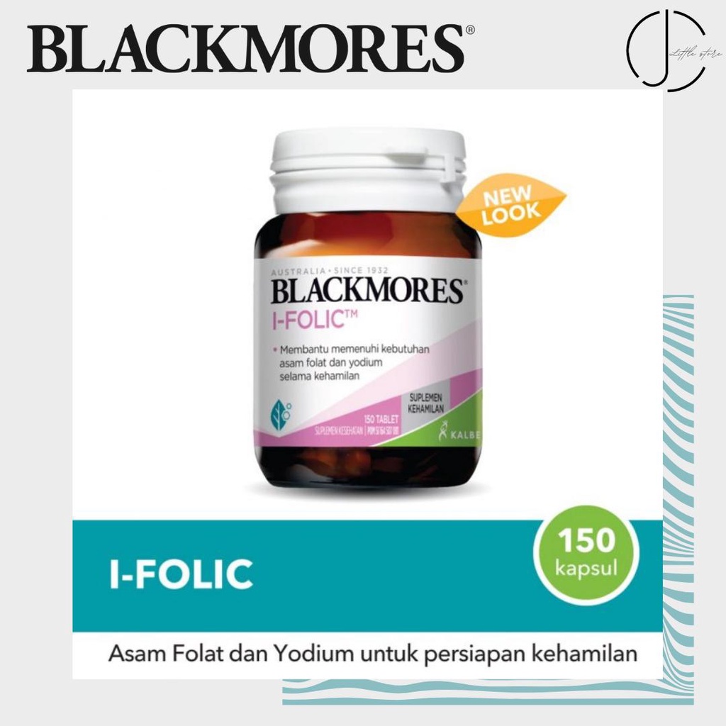Jual BLACKMORES I-FOLIC 60 TABLET / 150 TABLET / SUPLEMEN KEHAMILAN ...