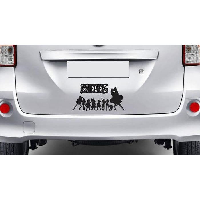 Jual Stiker Mobil Siluet One Piece Team After Time Skip New World ...