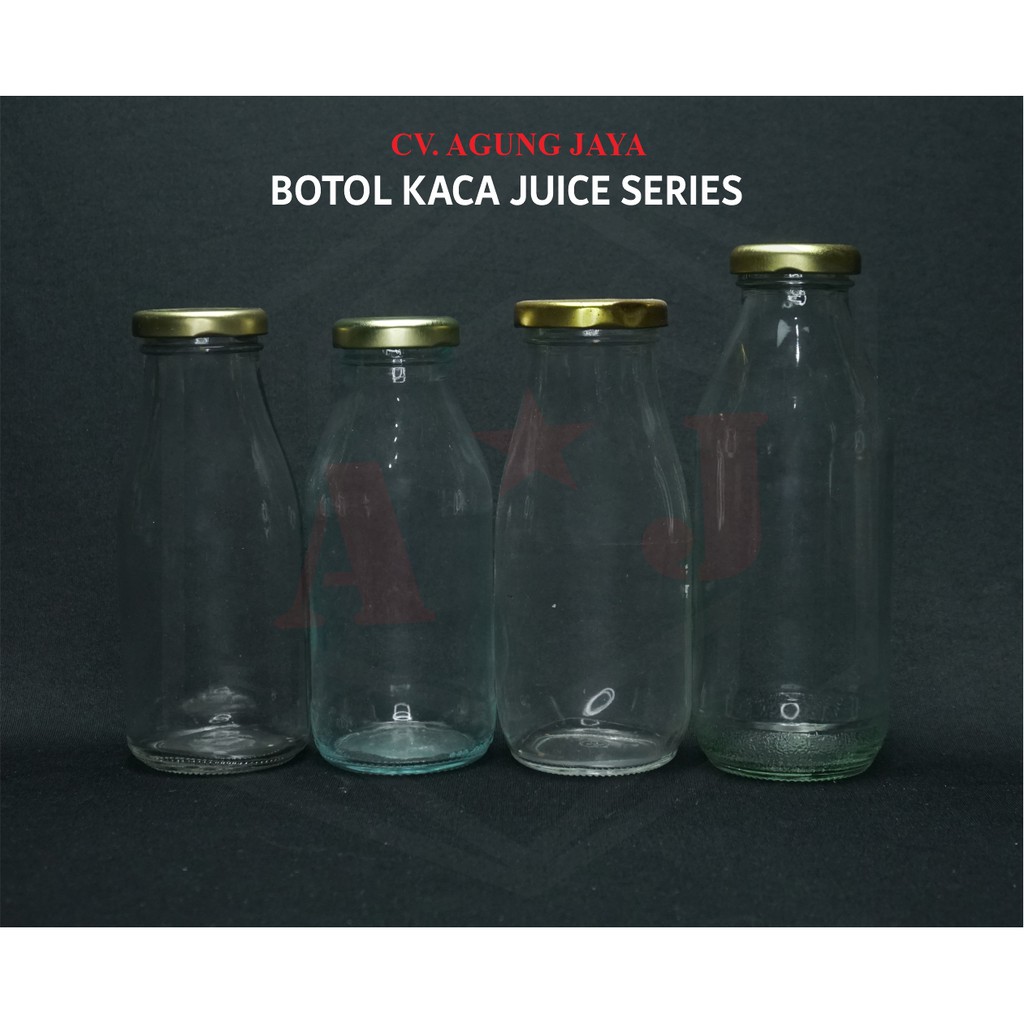 Jual Botol Juice/Botol Kaca/Botol Minuman/250 Ml/280 Ml/300 Ml/350 Ml ...