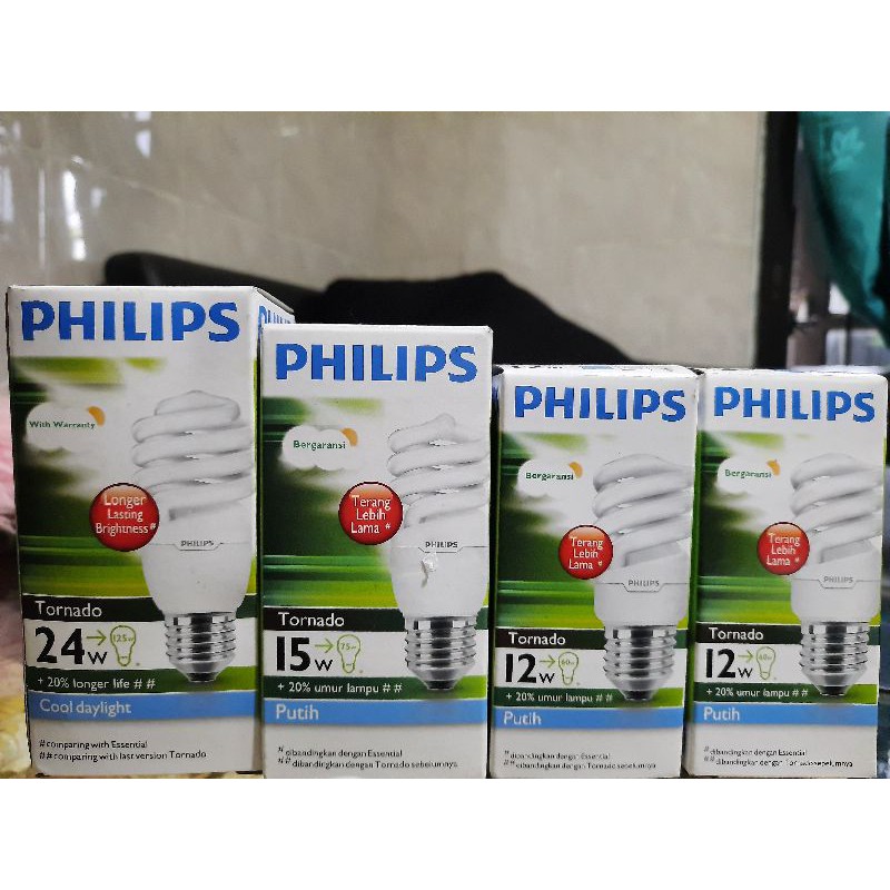 Jual Lampu philips tornado 5w 8w 12w | Shopee Indonesia