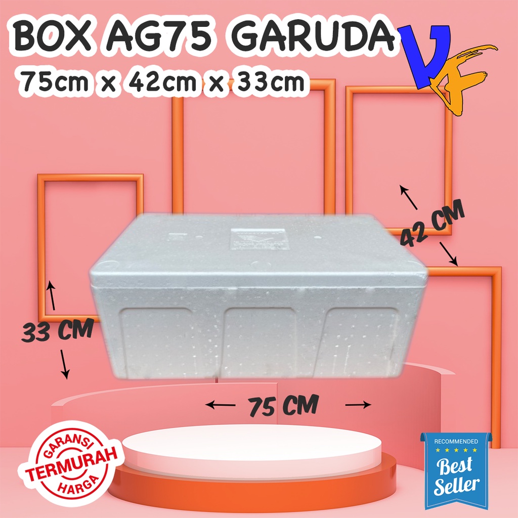 Jual Box Styrofoam AG75 GARUDA 75 x 42 x 33 cm Box Sterofoam Box ...
