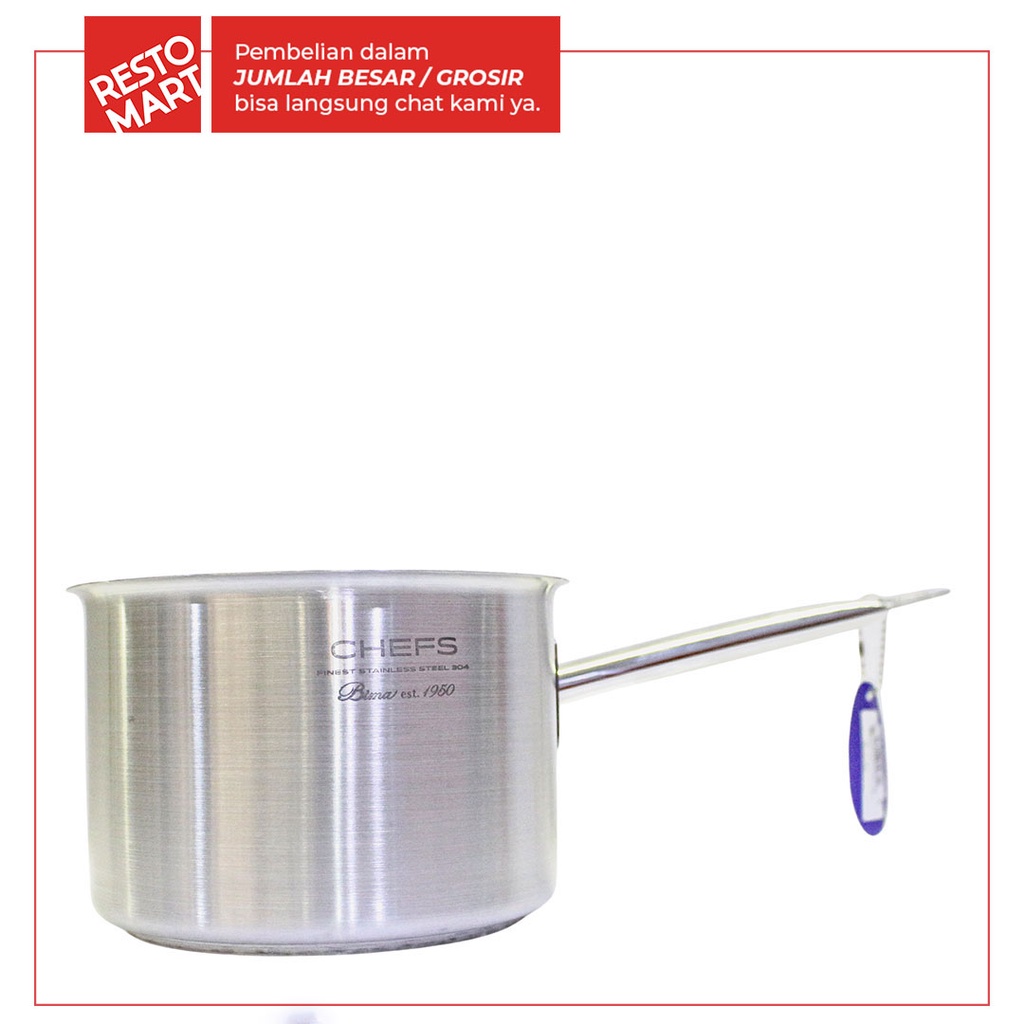 Jual Panci Saus / Chefs Deep Sauce Pan 16cm 2.1 Liter BIMA Premium ...
