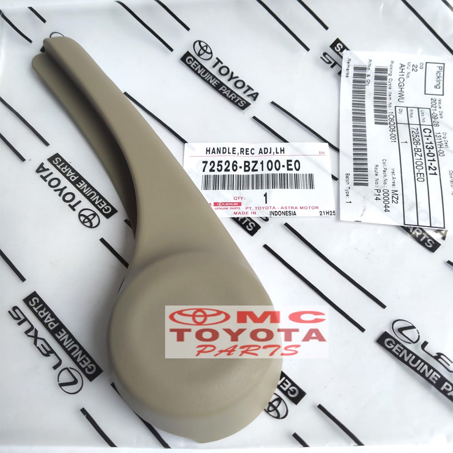 Jual Handle / Stelan Jok Depan Kiri Avanza Xenia All New 72526-BZ100-E0 ...