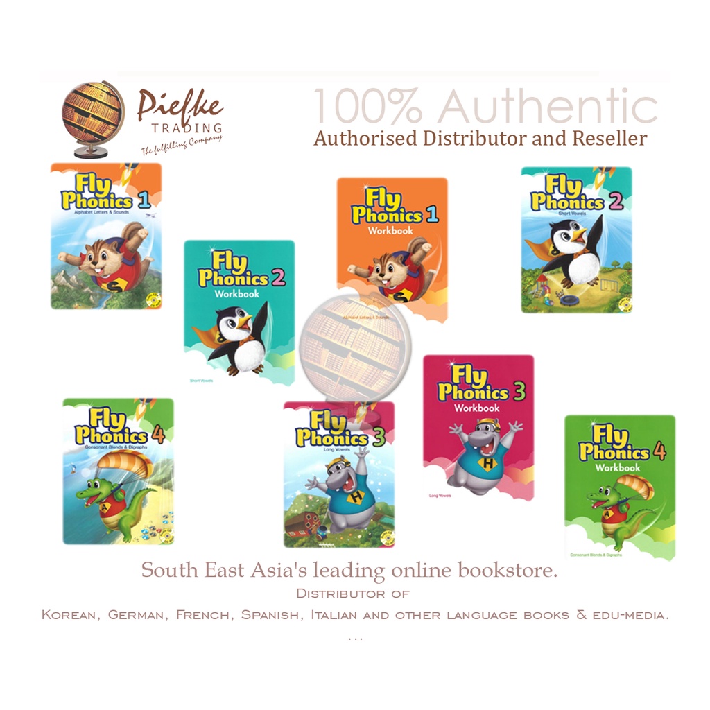 Jual Fly Phonics. 1, 2, 3,4 : Letters & Sounds, Short Vowels, Long Vowels, Consonant Blends ...
