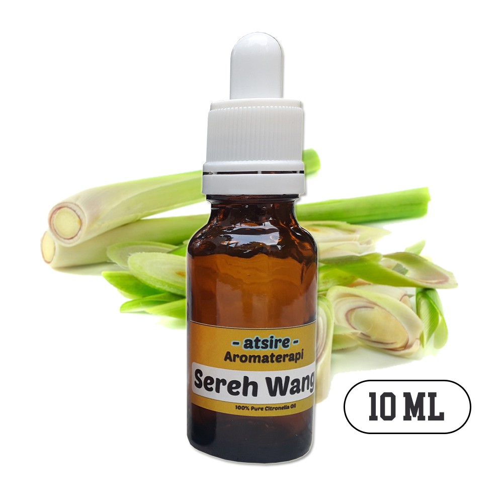 Jual 10ml Citronella Essential Oil Aromatherapy - Aromaterapi Minyak Sereh Wangi 100% Murni ...