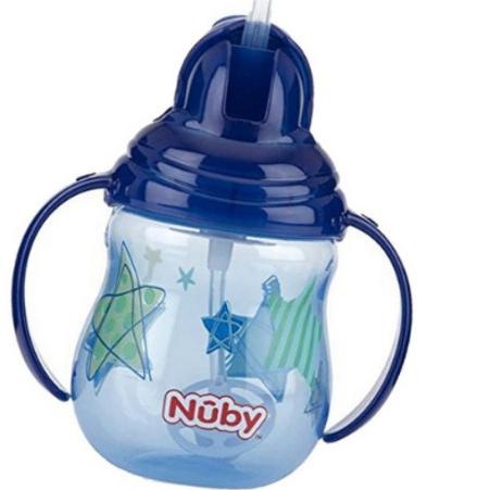 Jual Paling Diminati.. Nuby Kids Flip N' Sip Twin Handle Cup - Botol Minum Anak (Blue) | Shopee ...