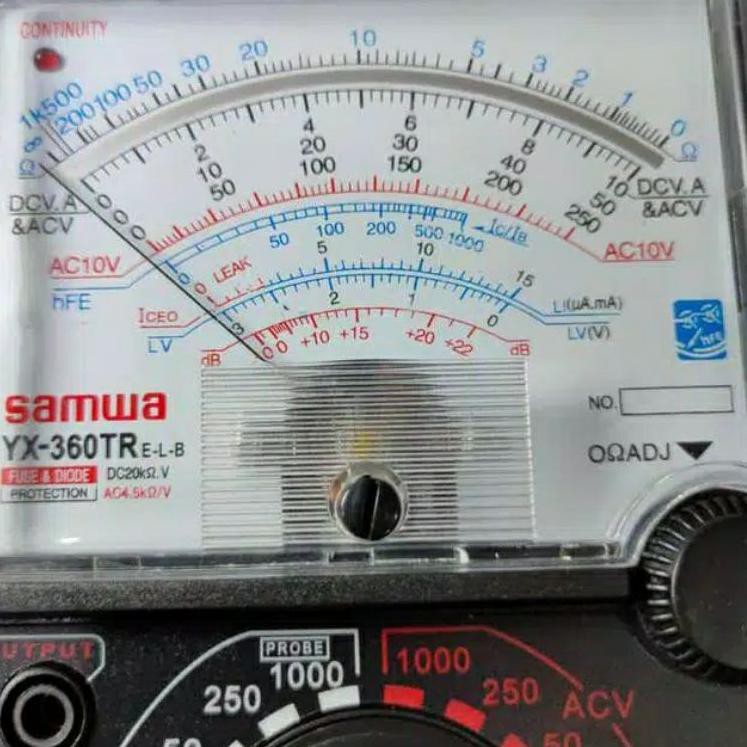 Jual REDY MULTIMETER MULTITESTER SANWA YX-360TR AVOMETER VOLTMETER ...