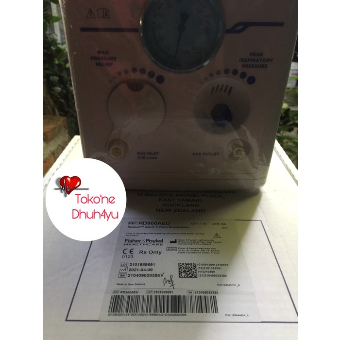 Jual Neopuff Fisher & Paykel RD900 T Piece Resusitasi Neonate 2Unit ...