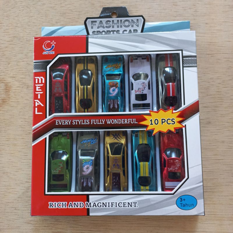 Jual Mainan Diecast Mobil Metal isi 10 pcs | Shopee Indonesia