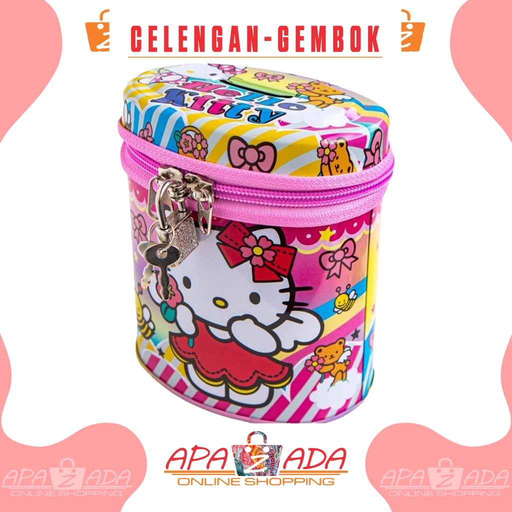Jual Apazada - Tempat Penyimpanan Kaleng Tabung / Celengan Gembok ...