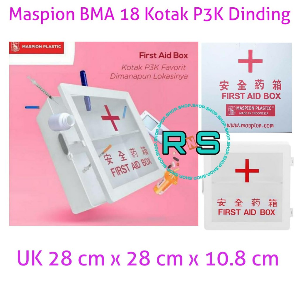 Jual Maspion BMA 18 Kotak Obat P3k Dinding First Aid Box | Shopee Indonesia