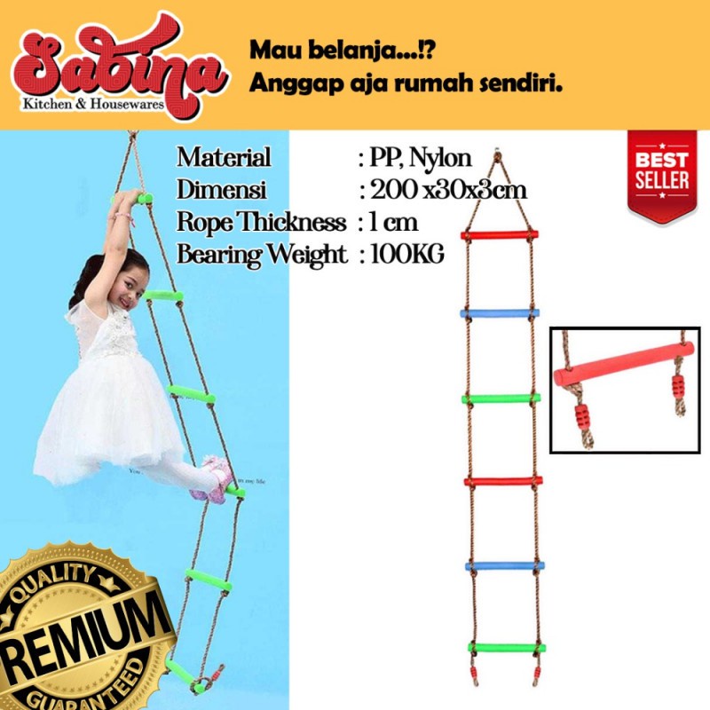 Jual Climbing Ladder Mainan Olahraga Panjat Tangga Tali Outdoor ...