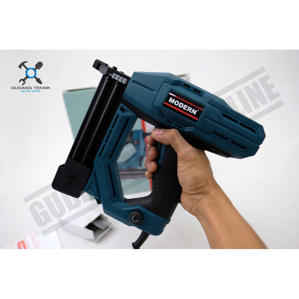 Jual Electric Stapler Gun MODERN M 30FU Mesin Paku Tembak Elektrik F30 ...