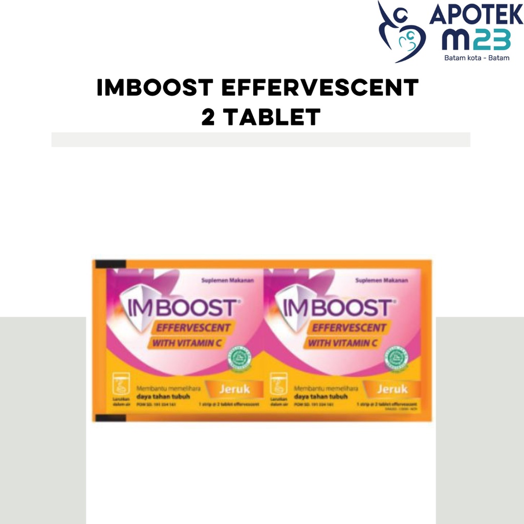 Jual Imboost Rasa Jeruk Strip 2 Tablet Effervescent | Shopee Indonesia