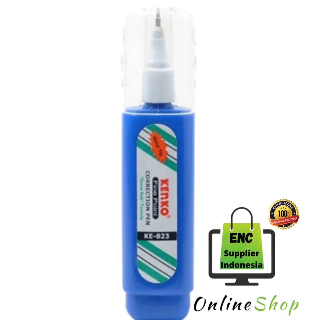 Jual KENKO 1 buah Tip ex ke-823 pen cair ujung besi ke 823 correction tape x ke823 penghapus pen ...
