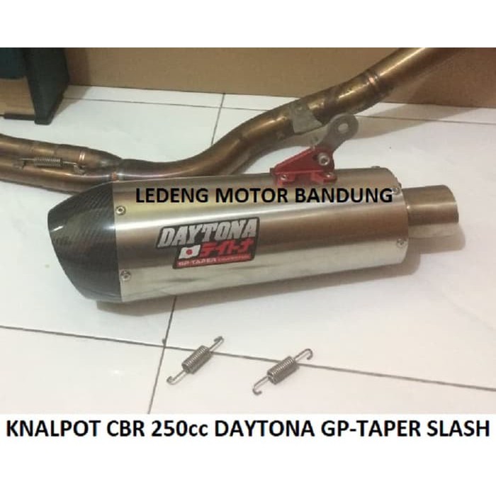 Jual Knalpot CBR 250cc Original Daytona GP Taper Slash Muffler DB ...