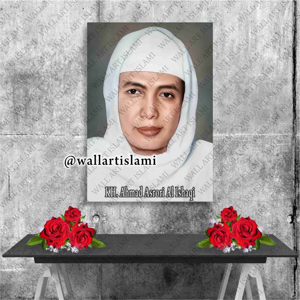 Jual Wall Art - KH. Ahmad Asrori Al Ishaqi - 02 SP | Shopee Indonesia
