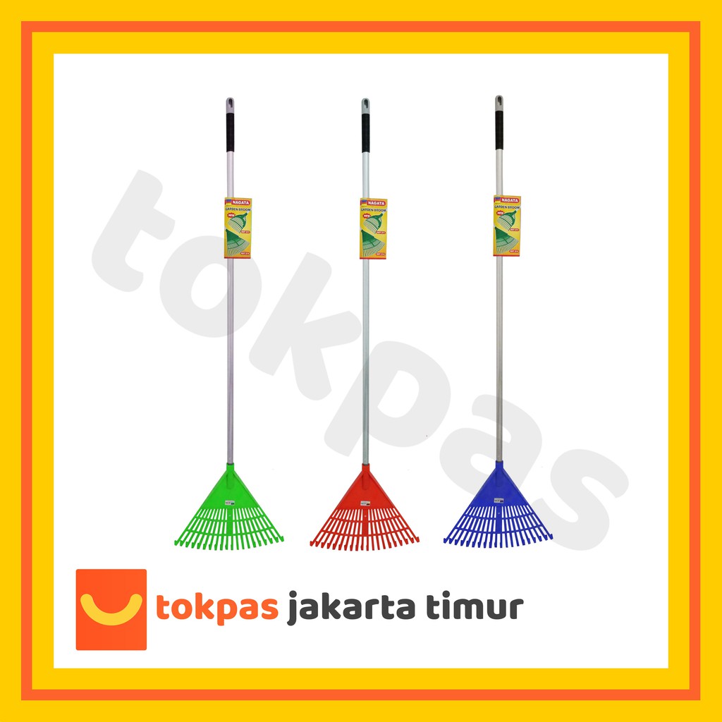Jual [ANTI PATAH] Sapu Taman Daun Besar Garden Broom Garu Sapu Sampah ...