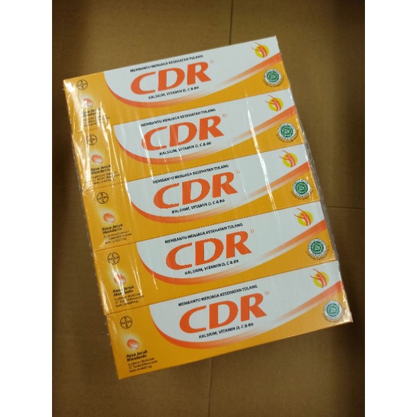 Jual CDR Rasa Jeruk Mandarin isi 10 tablet | Shopee Indonesia