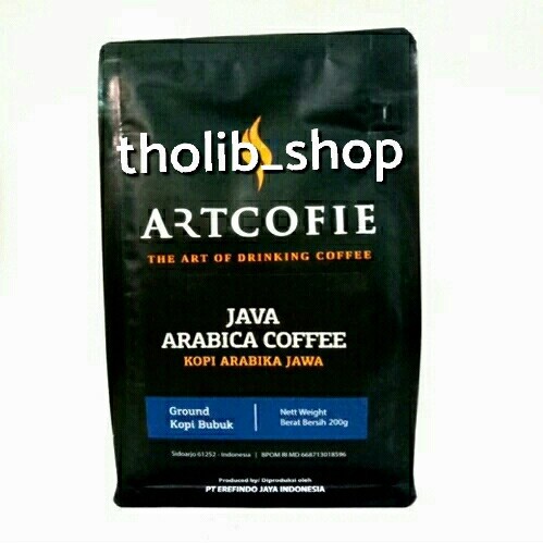 Jual Artcofie java arabica coffe ground (kopi bubuk) 200 gr | Shopee ...