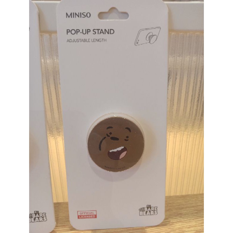Jual Miniso Phone ring Bracket We bare bears Pop socket ring Handphone ...