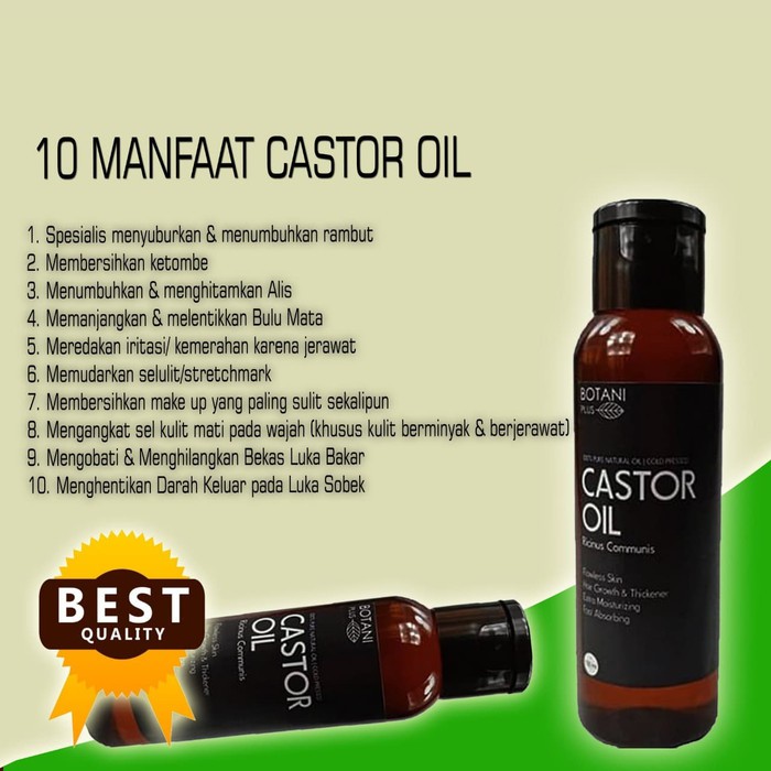 Jual Castor Oil (Minyak Jarak) 100 ml |100% Pure & Bersertifikat ...