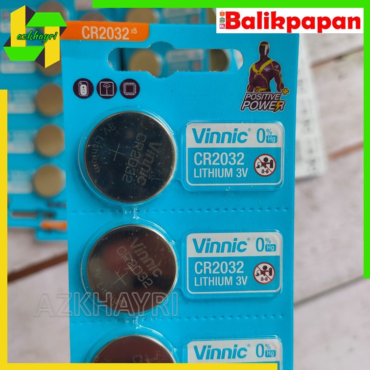 Jual BATERAI VINNIC CR2032 BATTERY CR 2032 2025 2016 REMOT MOBIL TIMBANGAN DLL | Shopee Indonesia