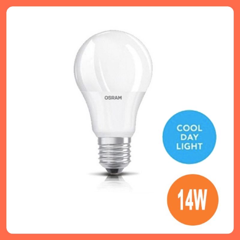 Jual osram 14 watt lampu led eco 6500k daylight bohlam putih | Shopee ...