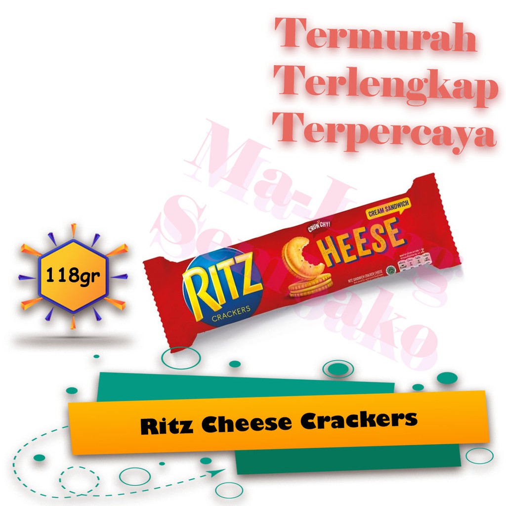 Jual KRAFT SANDWICH RITZ CHEESE 91agr, Snack, Makanan Ringan, Biskuit ...
